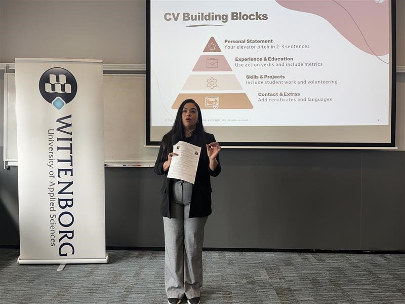 Preparing for the Future: Workshop Helps Students Improve CVs